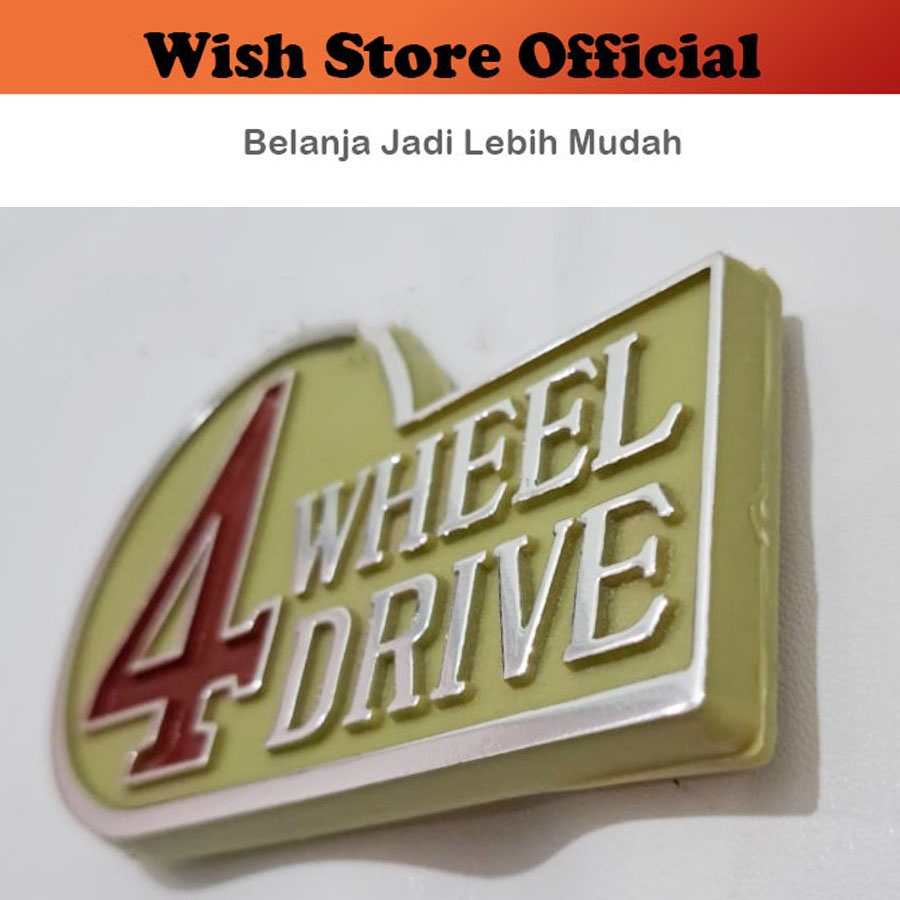 Jual [PCS] Emblem / Car Logo / Sticker / Lambang Mobil 4WD 4 WD wheel drive hardtop fj40 bj40 ...