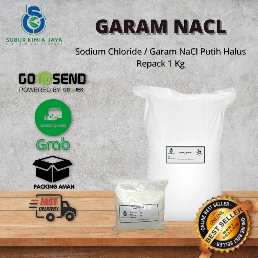 Jual Garam NaCl Putih Halus 1 KG | Shopee Indonesia