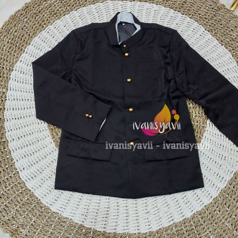 Jual Beskap Sunda - Warna Hitam (Polos / Bordir) | Shopee Indonesia