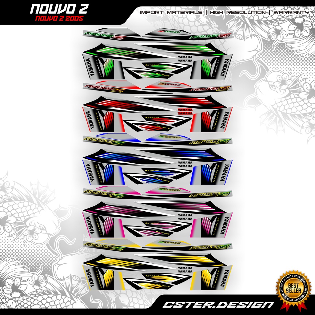 Jual SRIPING NOUVO MX 2005 nouvo z | Shopee Indonesia