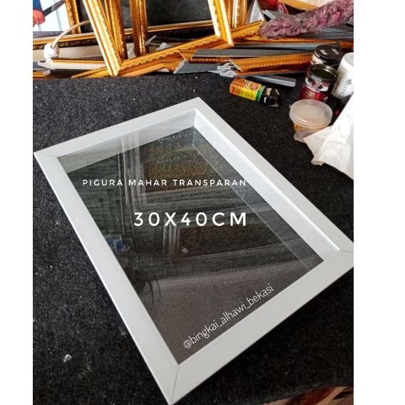 Jual U7C6 Bingkai mahar minimalis transparan akrilik / bingkai mahar ...