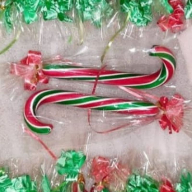 Jual PERMEN TONGKAT NATAL CANDY CANE UKURAN 12 CM | Shopee Indonesia