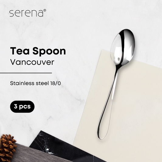 Jual Sendok Teh Stainless Steel Serena Vancouver - Tea Spoon 3 Pcs ...