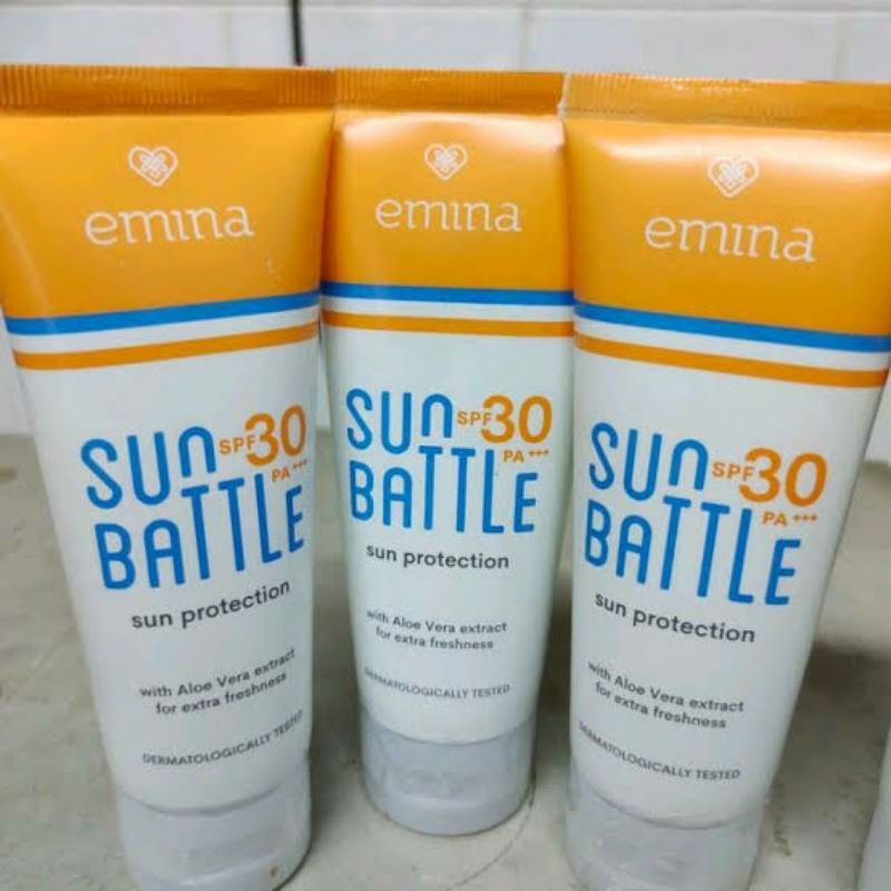 Jual sunscreen emina/sunscreen remaja/emina sun battle SPF 30 | Shopee ...