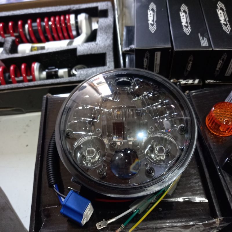 Jual DAYMAKER 16 LED HEREX headlmap led daymaker 5inc lampu depan ...