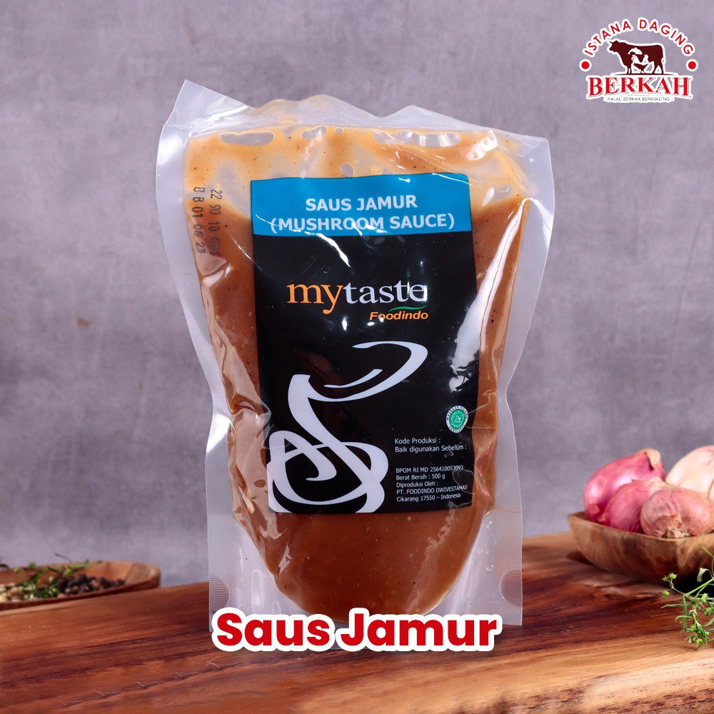 Jual Mushroom Sauce / Saus Jamur 500gr I Istana Daging Berkah | Shopee ...