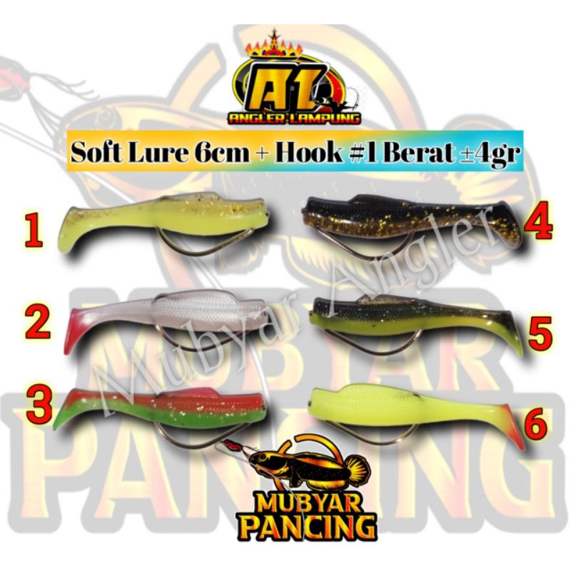 Jual Soft Lure 6cm Replika Zman SUDAH PAKAI MATA PANCING UMPAN CASTING ...