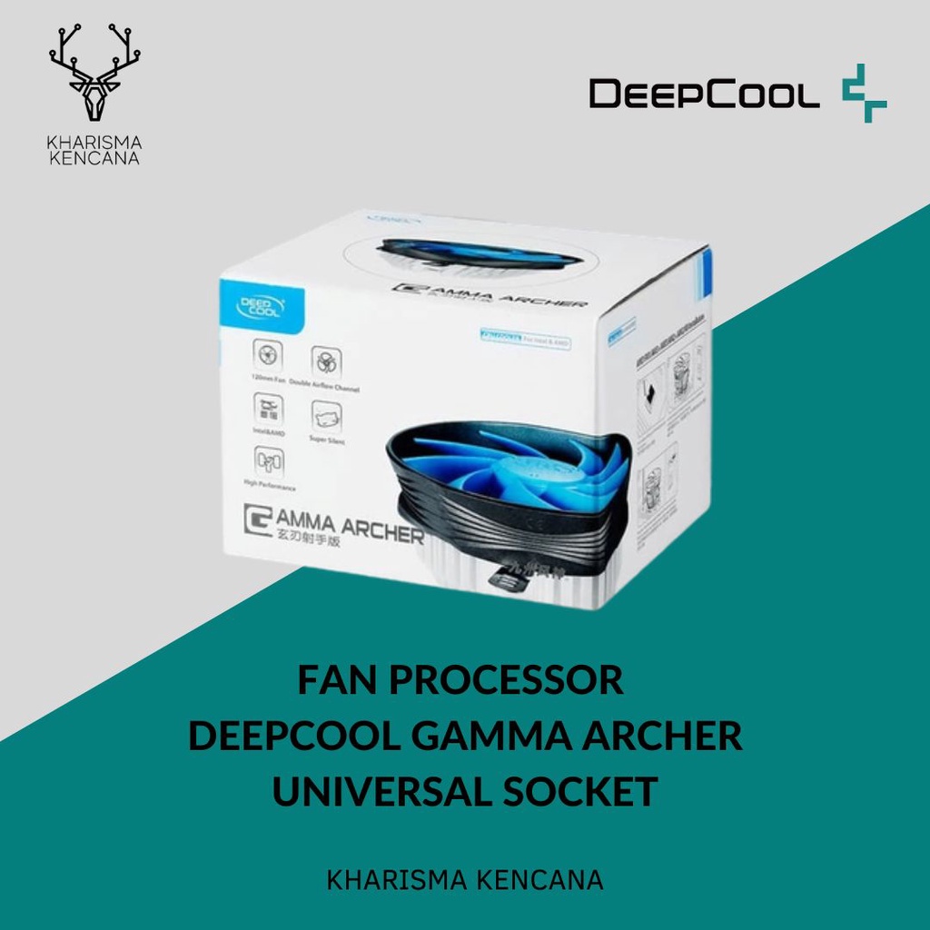 Jual FAN PROCESSOR DEEPCOOL GAMMA ARCHER UNIVERSAL SOCKET | Shopee ...