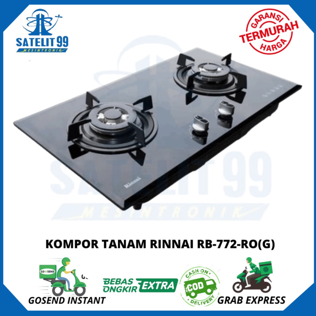 Jual KOMPOR TANAM 2 TUNGKU / KOMPOR TANAM RINNAI RB-772-RO(G) | Shopee Indonesia