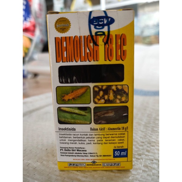 Jual INSEKTISIDA DEMOLISH 18EC KEMASAN 50ML | Shopee Indonesia