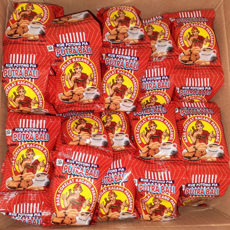 Jual [Per Renceng] Kue Potong Pia Putra Bali Snack Jadul rasa Coklat ...