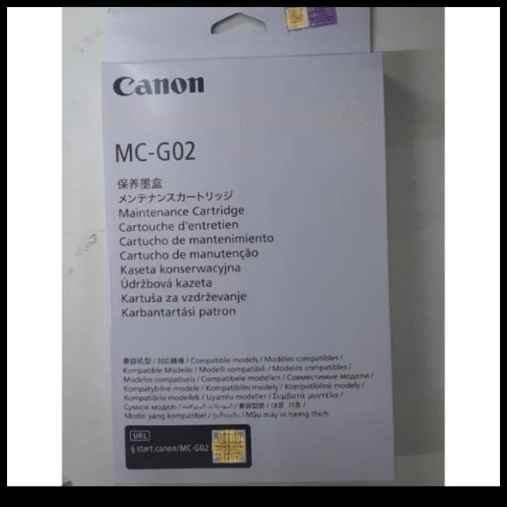 Jual Maintenance Cartridge Mc-G02 Canon G1020 G2020 G3020 G3060 Original | Shopee Indonesia
