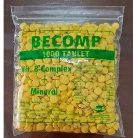 Jual BECOMP 1000Tablet Vitamin B-COMPLEX MINERAL RAID ALL | Shopee ...