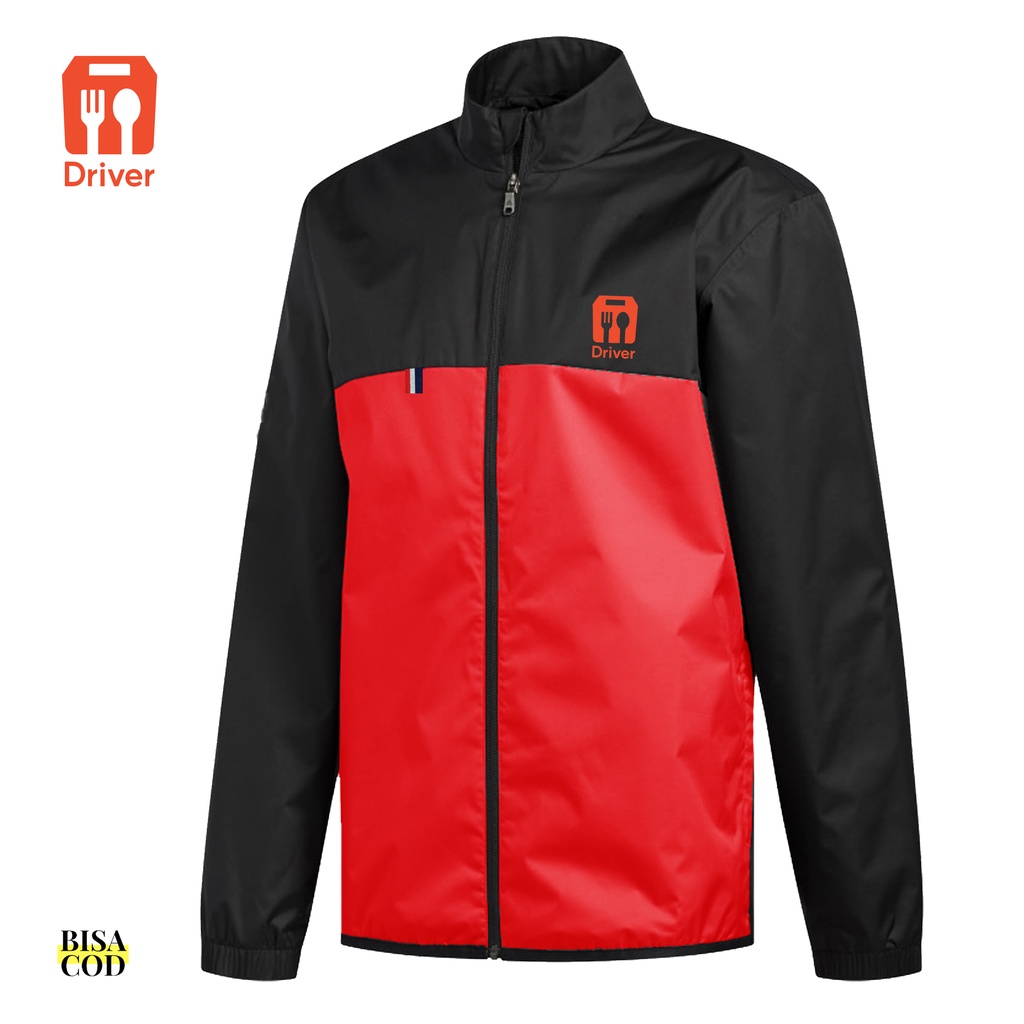 Jual jaket outdoor distro shopeefood original / jaket bomber zipper ...