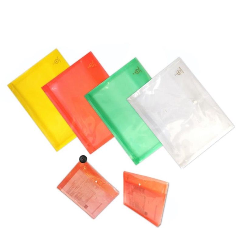 Jual Map Plastik kancing 1/folder plastik/map folder (12pcs) | Shopee ...