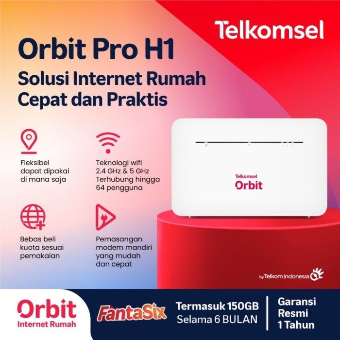 Jual Telkomsel Orbit Pro H1 Modem WiFi 4G High Speed | Shopee Indonesia