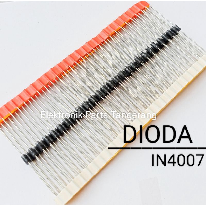 Jual (10 Buah) 1N4007 IN4007 4007 1A 1000V DO-41 RECTIFER DIODA DIODE ...