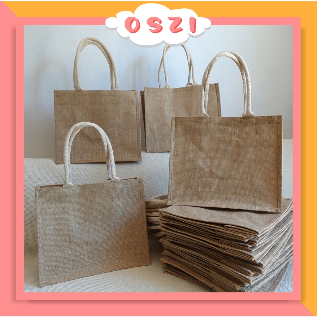 Jual OSZI Tote Bag Tas Karung Goni/Tas Goni/Artistic Kanvas Hand Bag ...