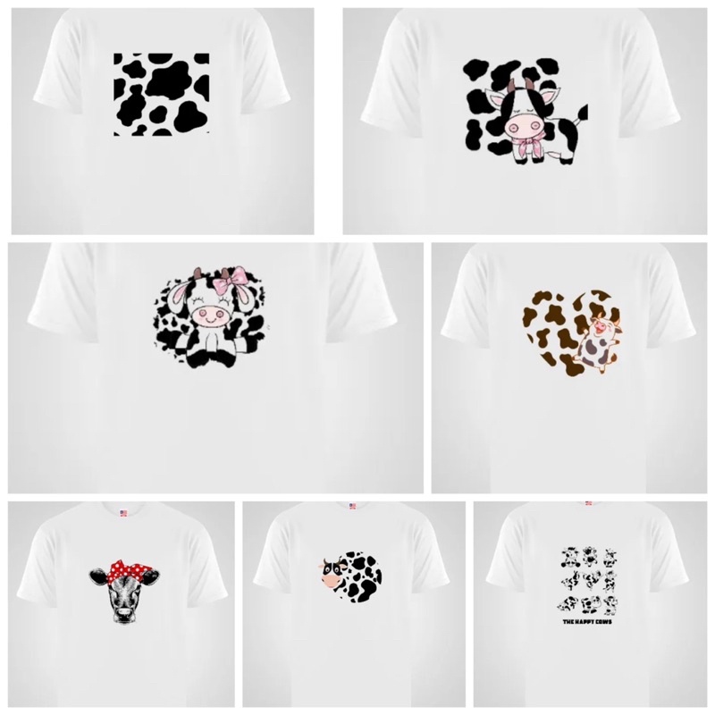 Jual kaos premium cotton combad 24s 7200 original tshirt Tema sapi cow ...