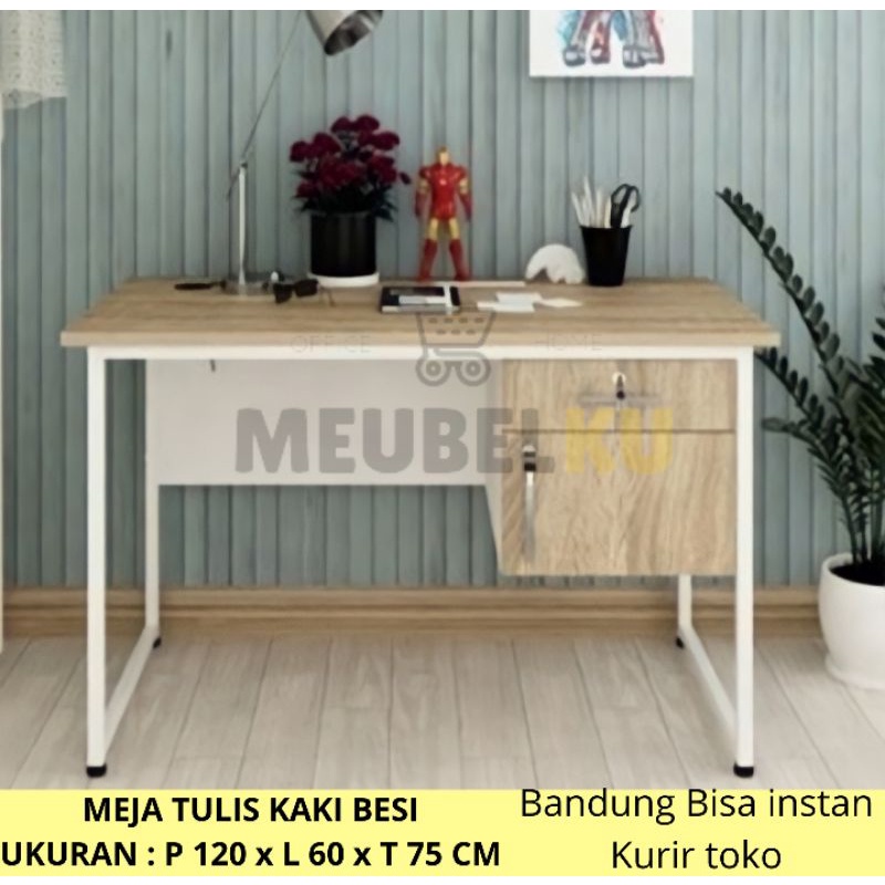 Jual Meja kantor Meja kaki besi orbitrend Meja kerja meja tulis ...