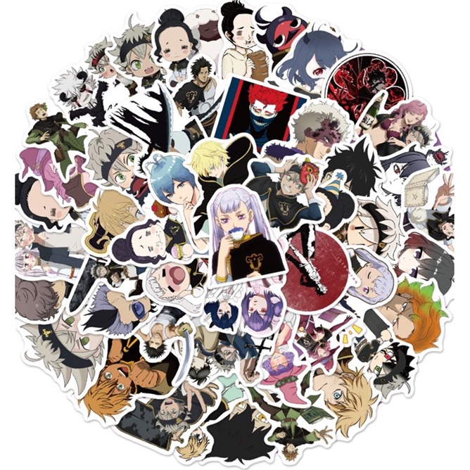 Jual LPS STIKER BLACK CLOVER HYPEBEAST GRAFFITI STICKER VINYL LAPTOP ...