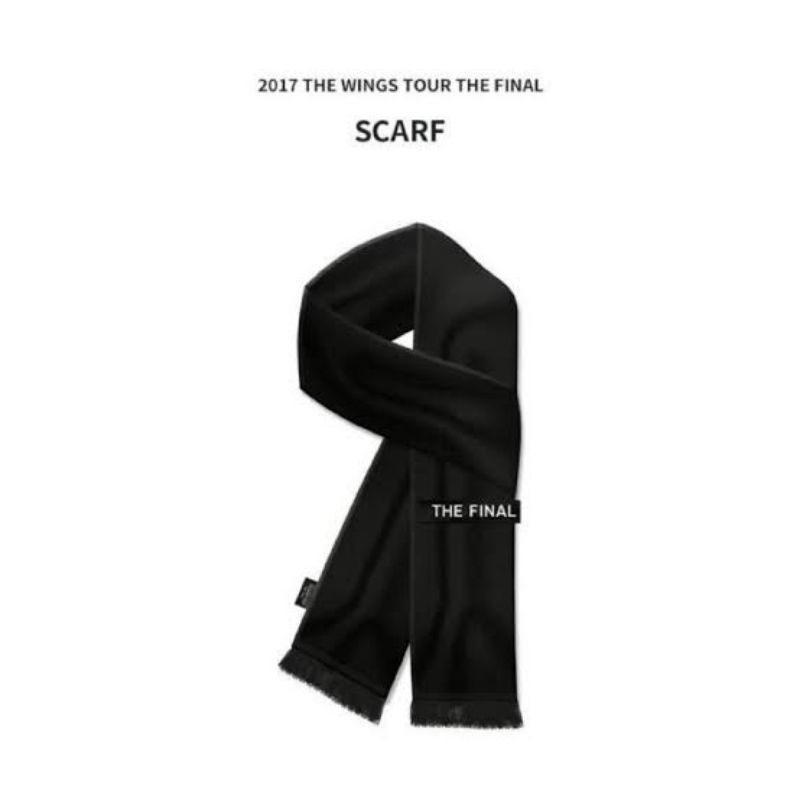 Jual [READY STOCK] BTS OFFICIAL THE WINGS TOUR FINAL SCARF (Sealed ...