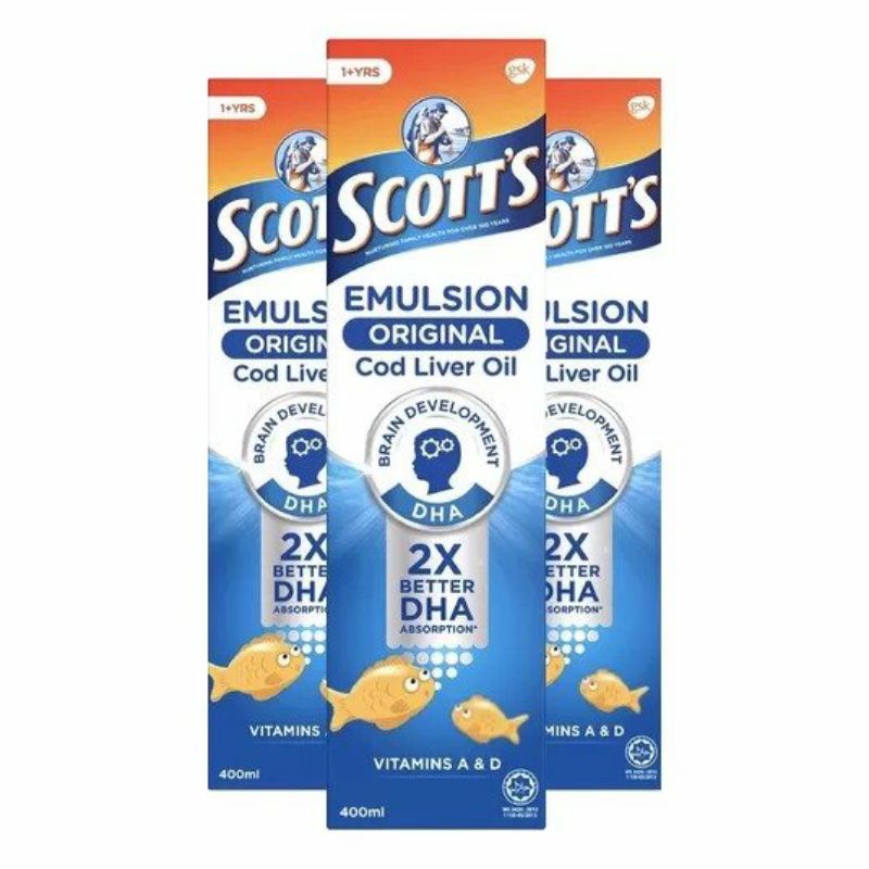 Jual Scott's Emulsion Original Singapore Scott Scotts READY STOCK ...