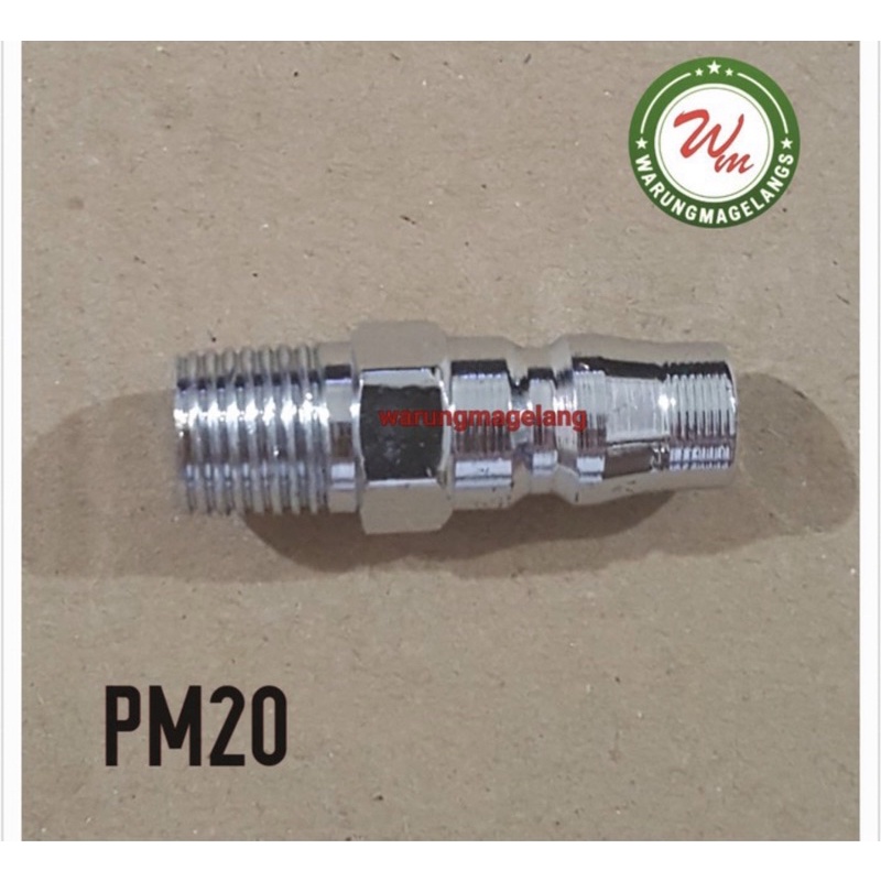 Jual PM20 PM 20 Sambungan coupler plug Selang Kompresor Adapter Angin ...