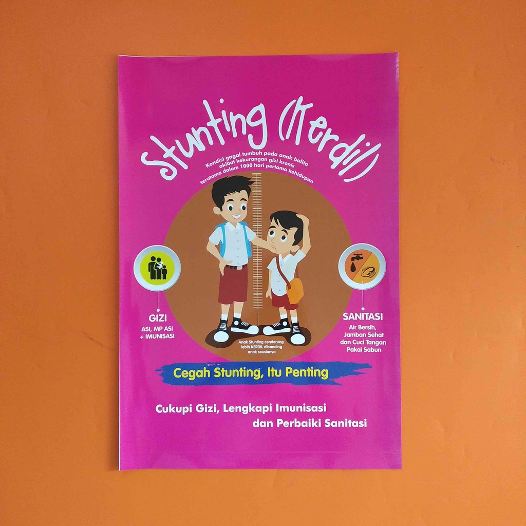Jual Paket 6 Poster Stunting dan Brosur - Brosur Kesehatan - Flyer ...