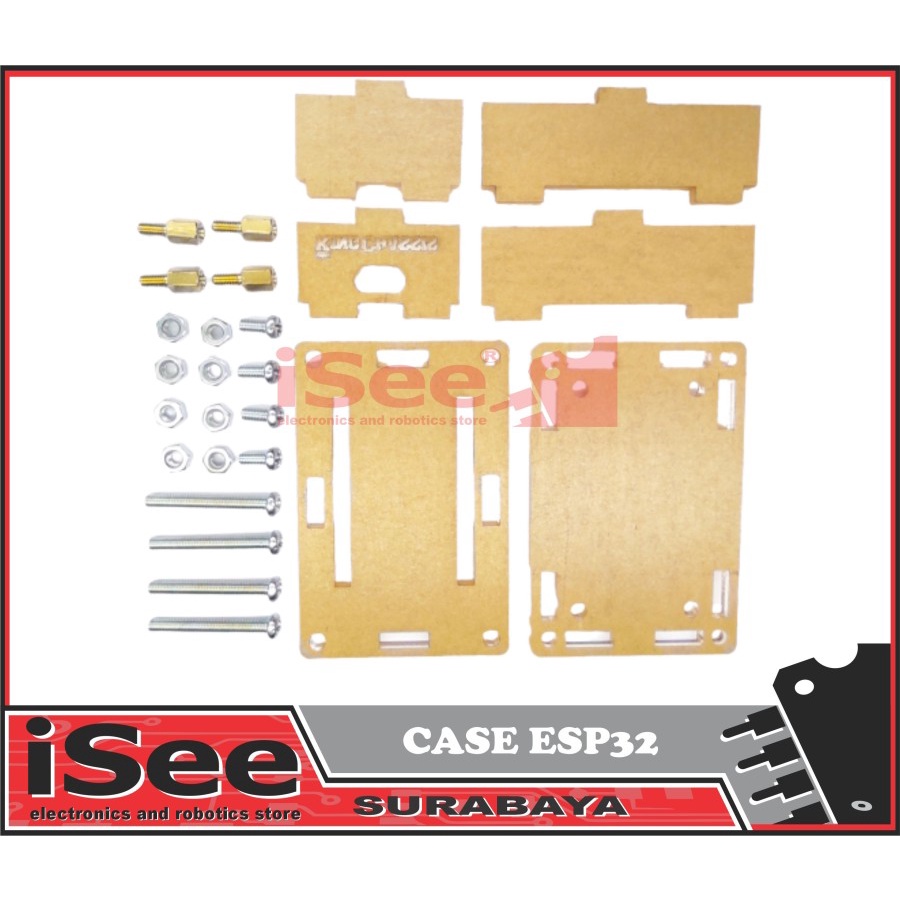 Jual Acrylic Case Box King Chasis for ESP32 ESP-32S WROOM-32 Wifi Internet | Shopee Indonesia