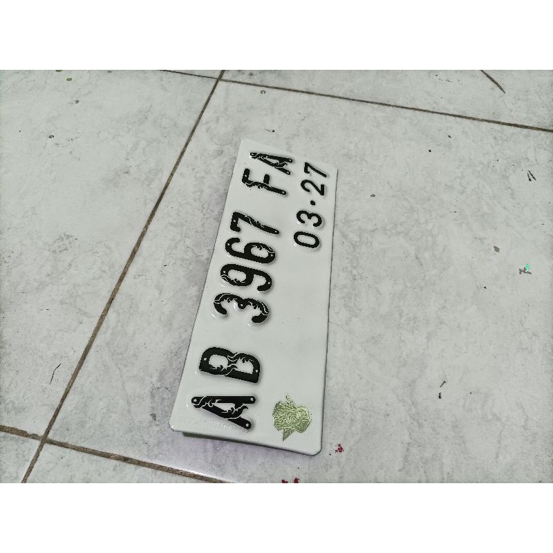 Jual plat motor putih variasi | Shopee Indonesia