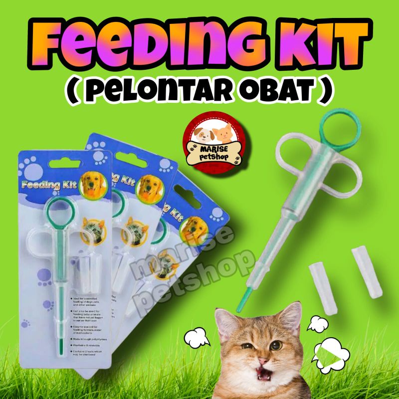 Jual Feeding kit pelontar obat kucing - alat bantu minum obat pelontar ...