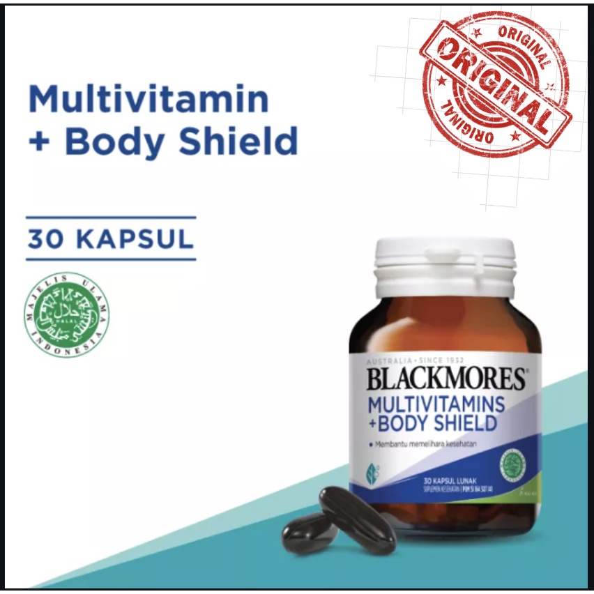 Jual BLACKMORES MULTIVITAMINS + BODY SHIELD (30 TABLET) | Shopee Indonesia
