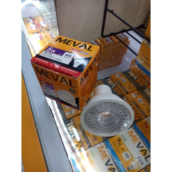 Jual Spotlight Led Mr16 Meval Maxbrite 5 watt | Shopee Indonesia
