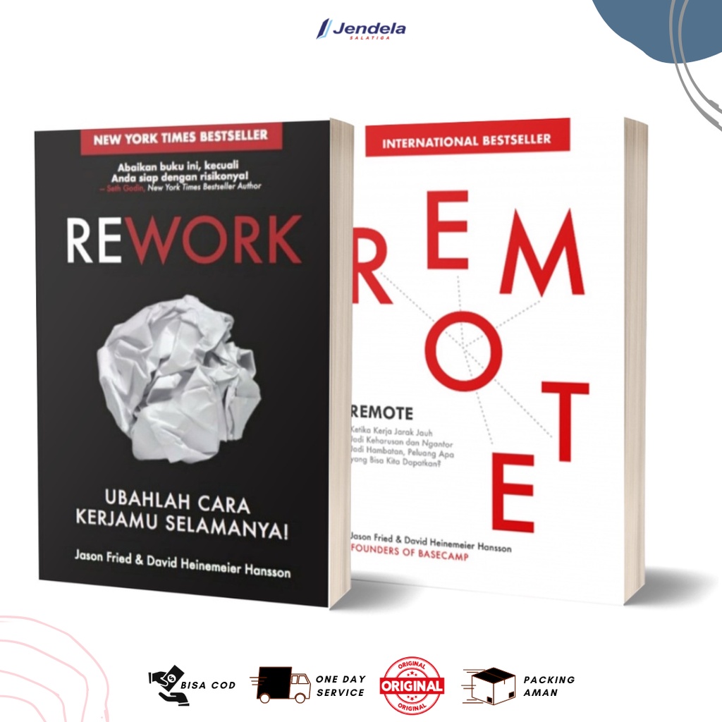Jual Remote dan Rework Jason Fried dan David Heinemeir (RENEBOOK ...