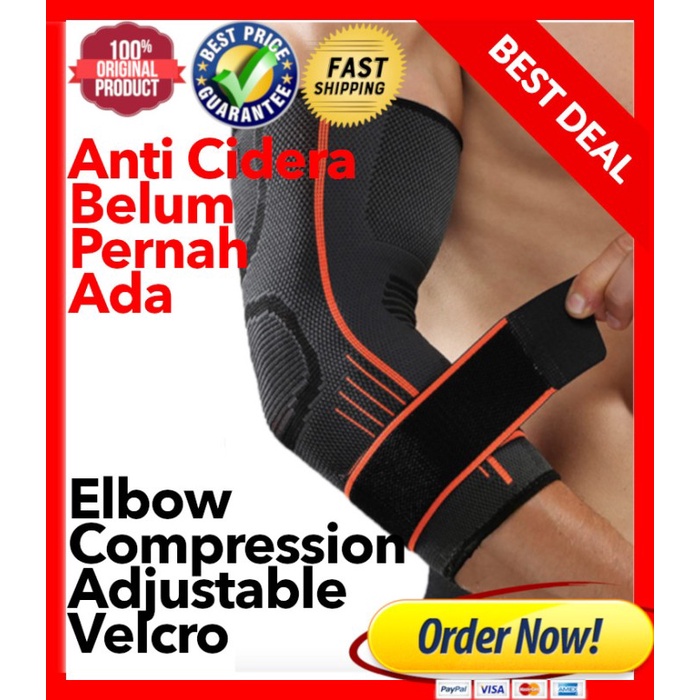 Jual Velcro Elbow Support | Pelindung Lengan Elbow Brace Adjustable ...