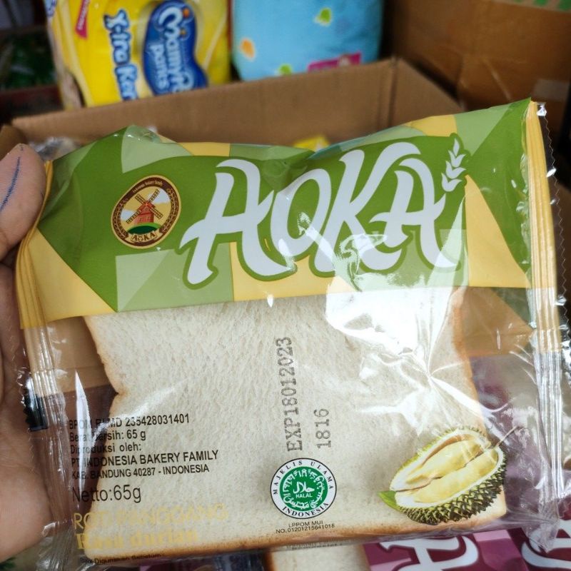 Jual AOKA ROTI PANGGANG/GULUNG 65GR PER PCS (1 PCS) | Shopee Indonesia