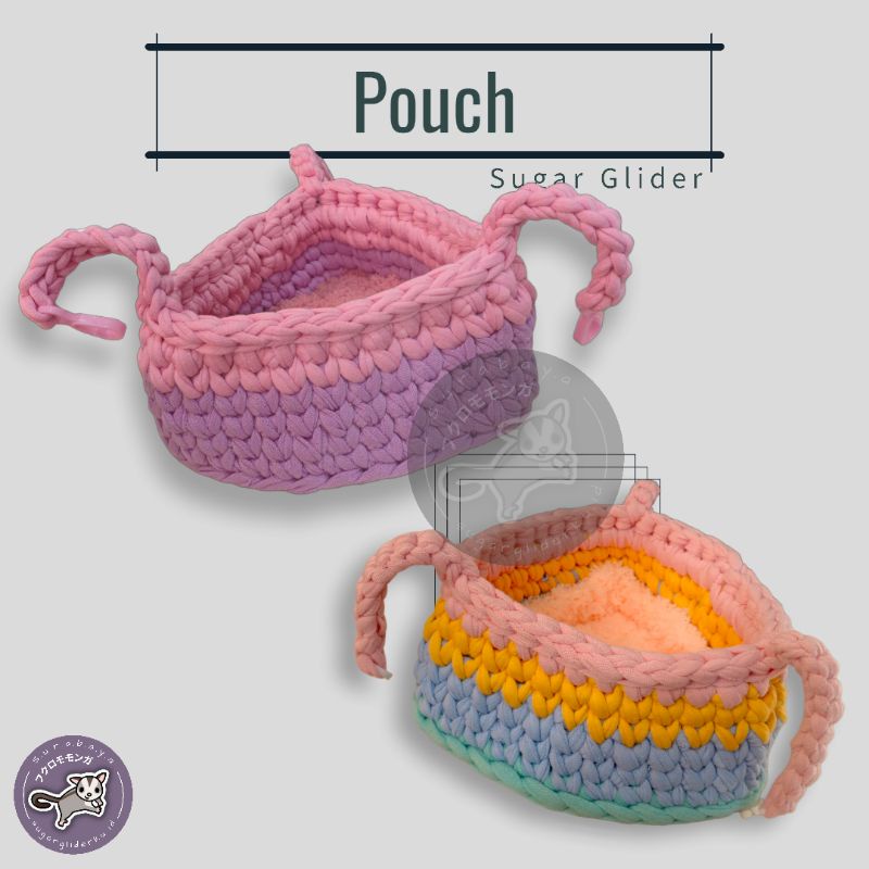 Jual Hanging Pouch | Rajut | Crochet | Sugar Glider | Alas Tidur Towel ...