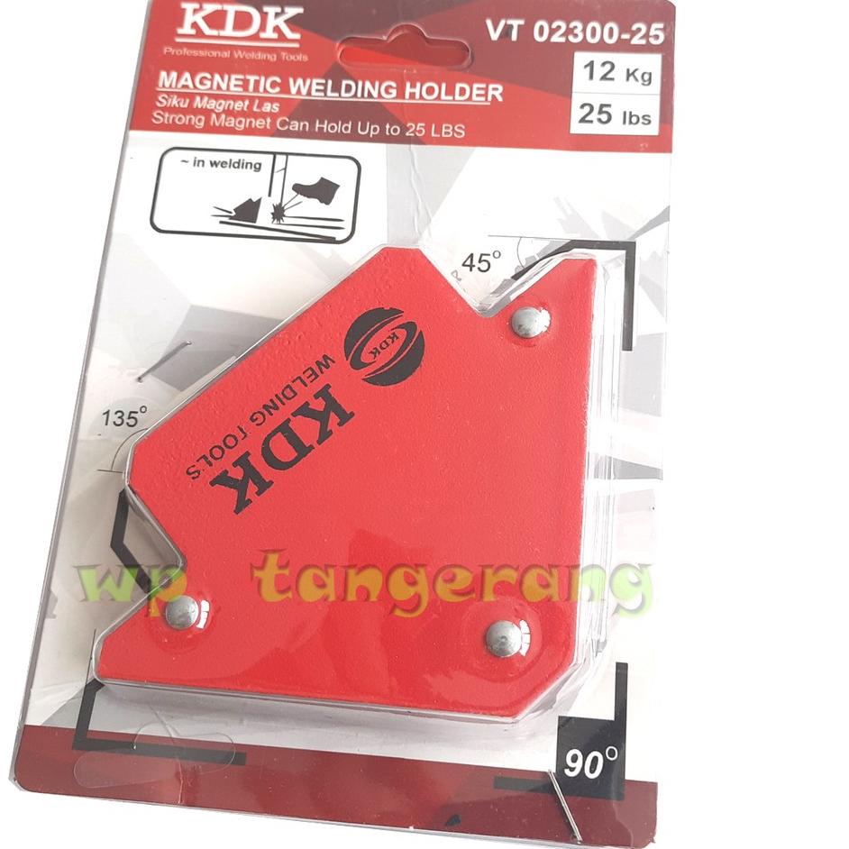 Jual Super Oke--KDK Siku Magnet 3 Inch 25LB Pemegang Besi Las Sudut 45 ...