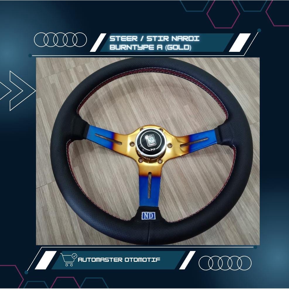Jual Steer / Stir Mobil Nardi Burntype A (Gold) | Shopee Indonesia