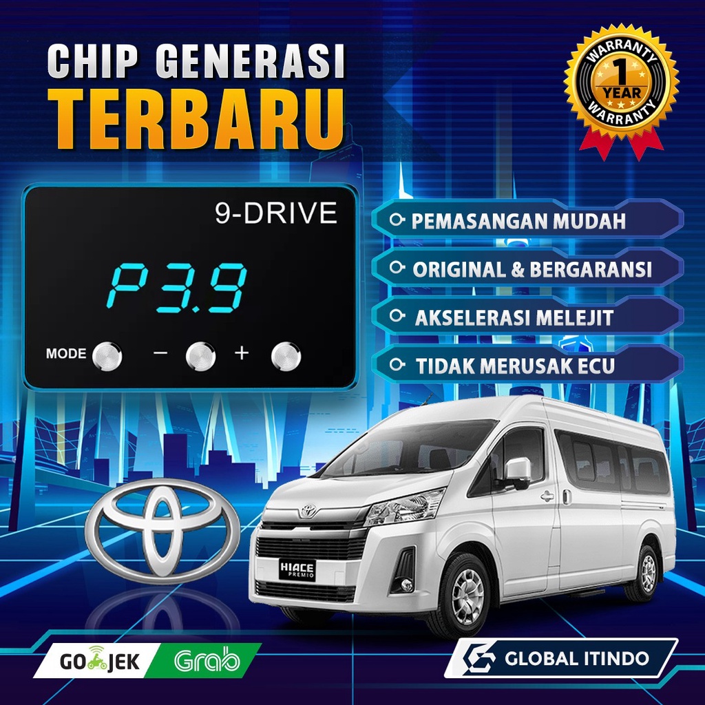 Jual 9 Drive Toyota Hiace Premio Piggyback Throttle Controller ECU Remap | Shopee Indonesia