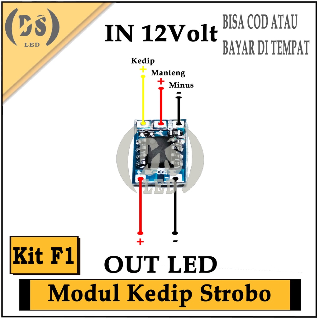 Jual Kit F1 - Modul Kedip Lampu - Modul Rem kedip kedip | Shopee Indonesia