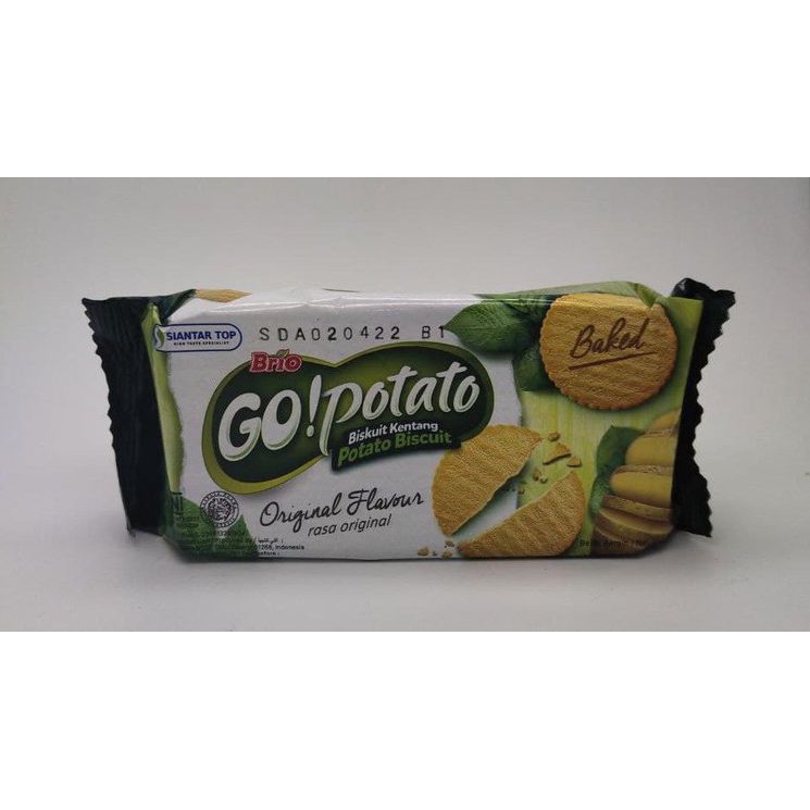 Jual Biskuit Kentang Brio Go! Potato Biscuit Original Flavour 60gr ...