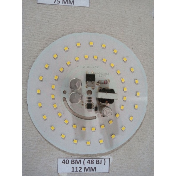 Jual LED AC BM 40 WATT || PCB BOARD || LED AC SMD || DRIVER ON BOARD ...