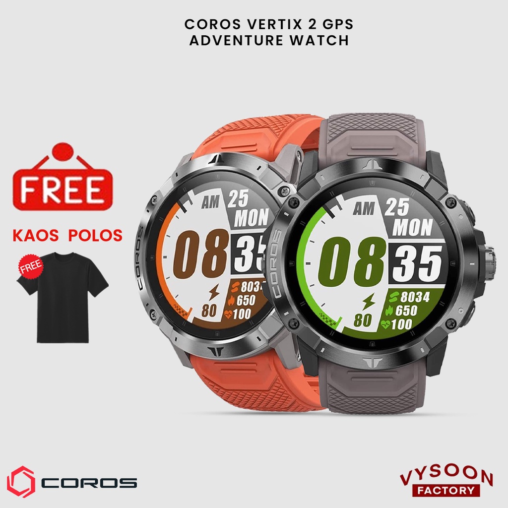 Jual Jam Tangan Smartwatch COROS Vertix 2 GPS Adventure Watch | Shopee ...