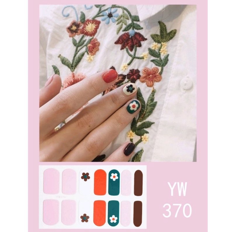 Jual !! Termurah !! 14pcs Nail sticker / Premium Nail art Sticker ...