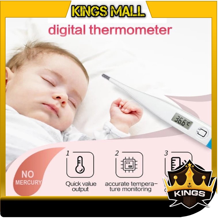 Jual KINGS - 5546 Alat Pengukur Suhu Badan Bayi Dan Dewasa / Alat Ukur ...