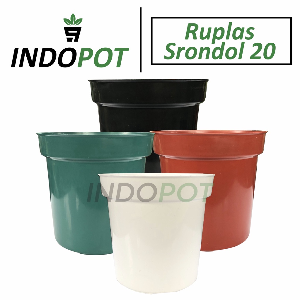 Jual Pot Tinggi Ruplas Srondol Ukuran 20 Pot Tinggi Tanaman Bunga Hias ...