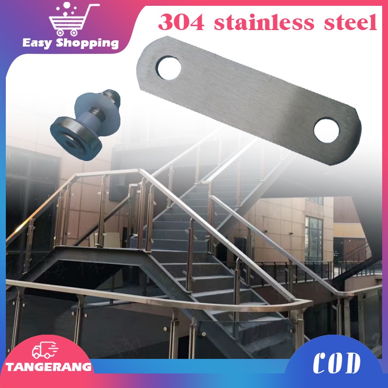 Jual Penjepit Kaca Stainless Sus 304 Railing Kaca Stainless Single ...