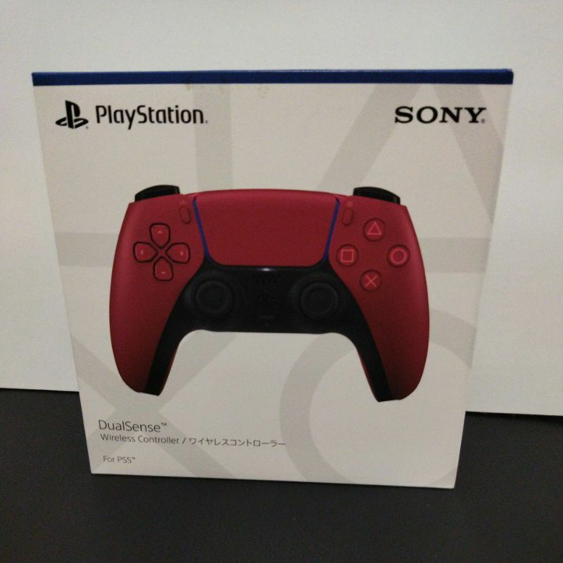 Jual Stick Stik PS5 Dualsense Wireless Controller Cosmic Red | Shopee ...